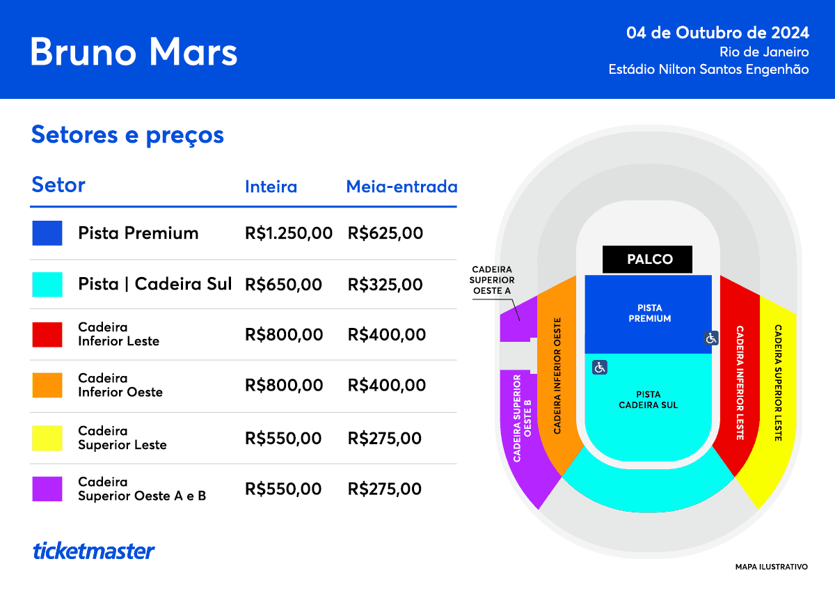 Bruno Mars anuncia shows no Brasil; veja datas e preços
