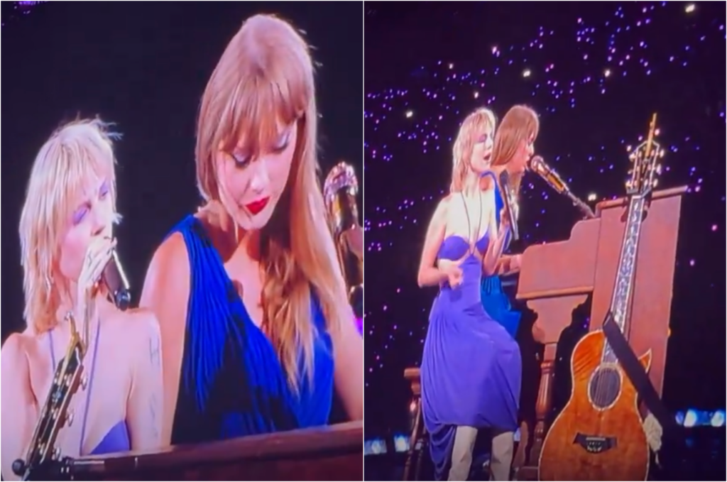 Vídeo: Taylor Swift e Hayley Williams cantam juntas em Londres