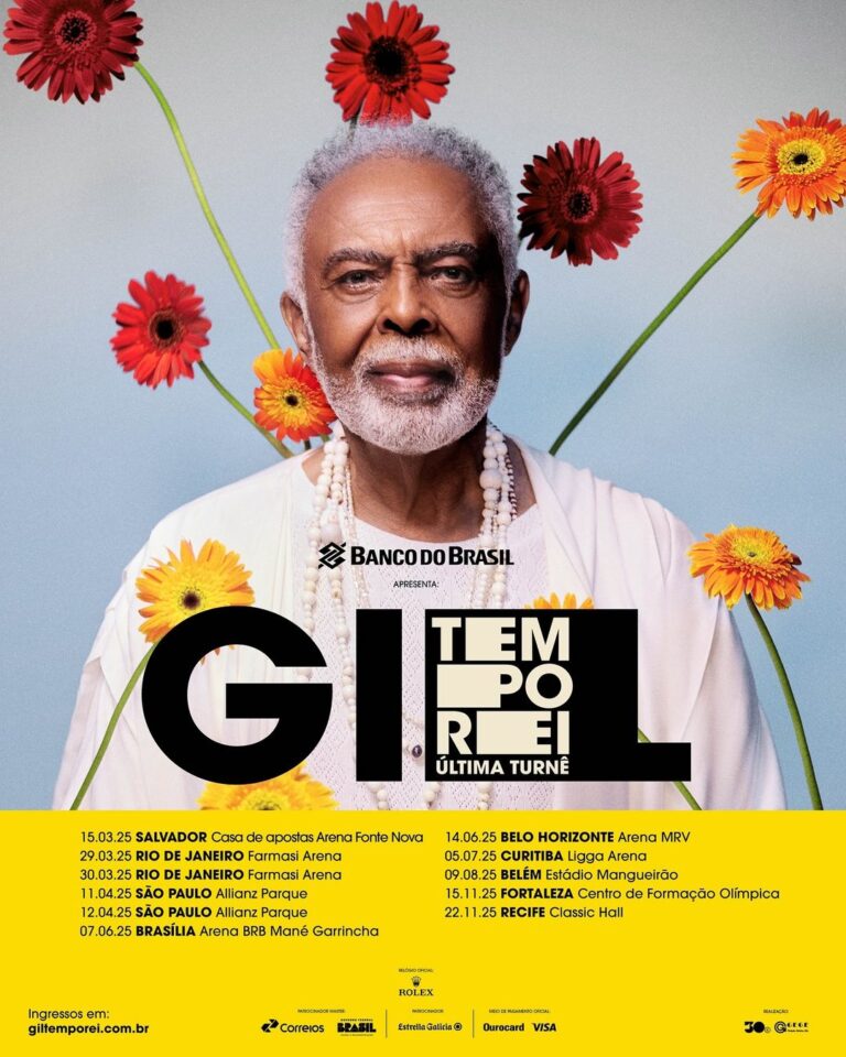Gilberto Gil anuncia turnê de despedida; veja as datas - Billboard Brasil